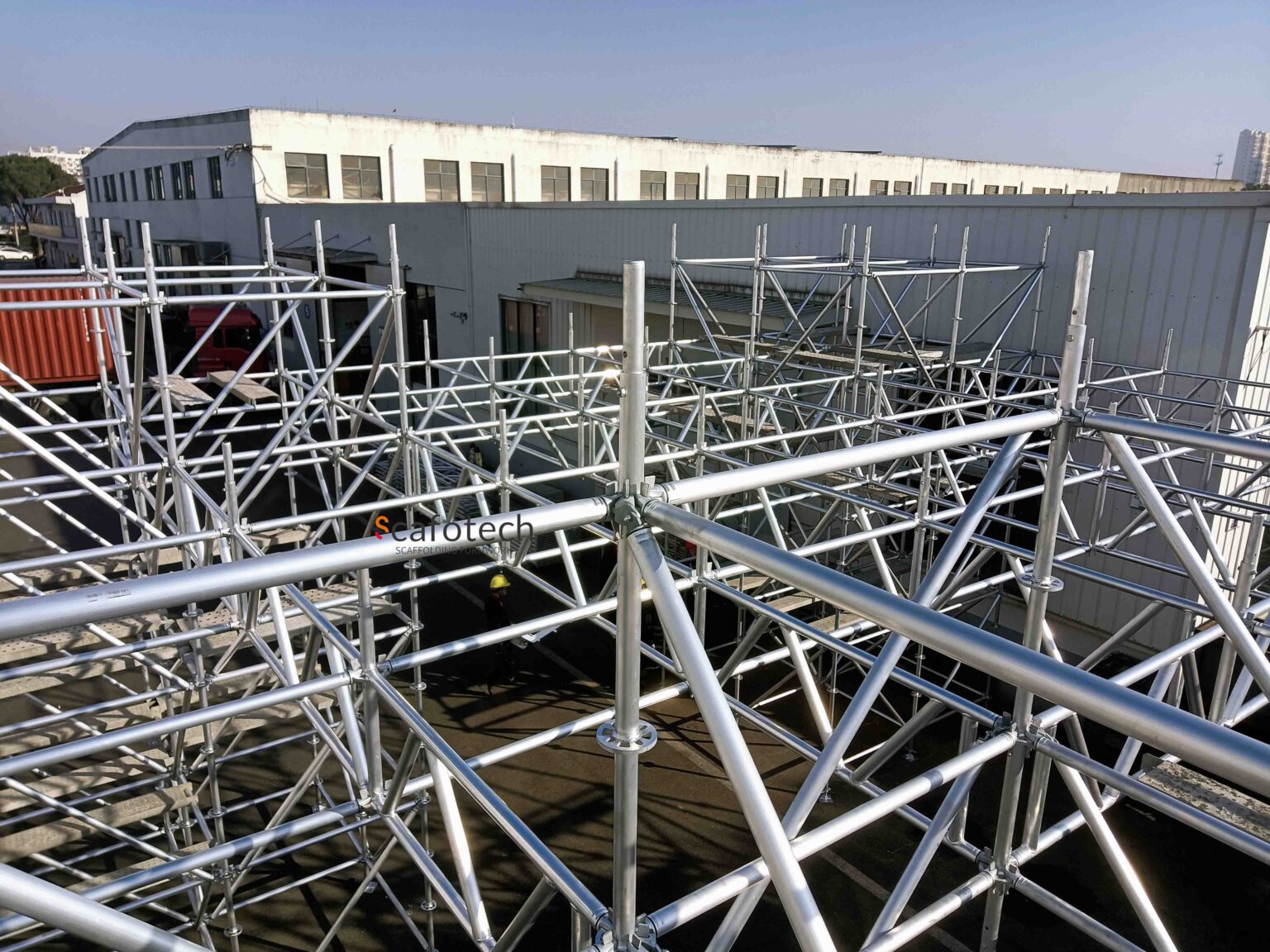 Aluminum Ringlock Scaffolding Components: Aluminum Standards, Ledgers ...